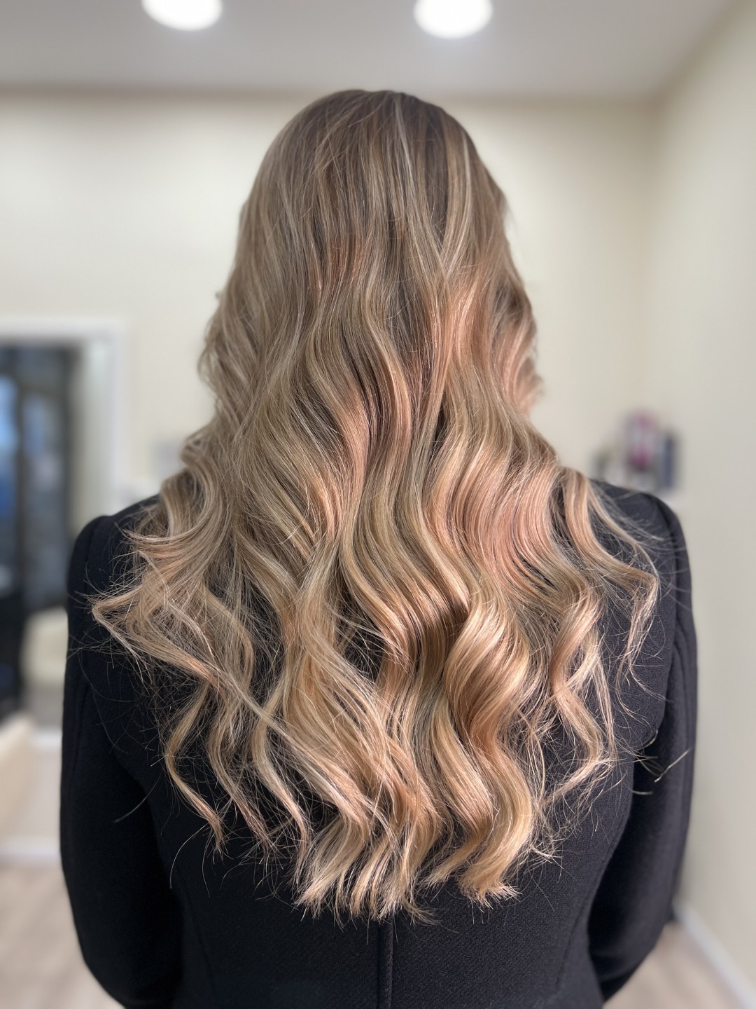 Feniranje na lokne / talase - duga kosa preko ramena - Amelie Hair and ...