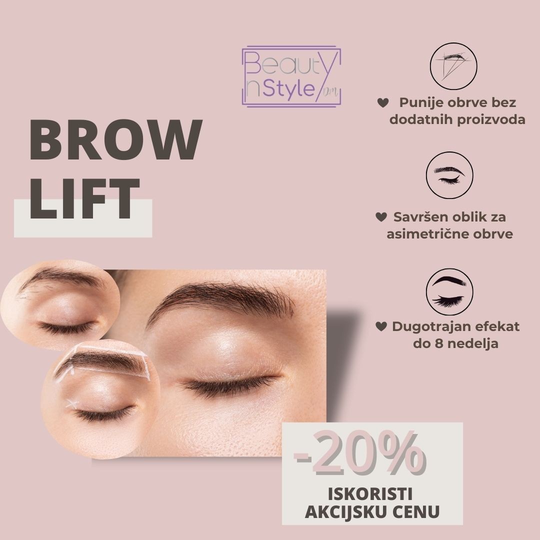 Brow lift - Beauty in Style DM, Novi Sad Obrve #WR1996 - SrediMe